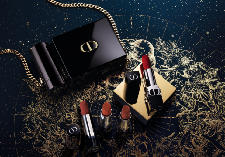 Dior 2022 圣诞彩妆系列，将夜空繁星化为璀璨妆容！